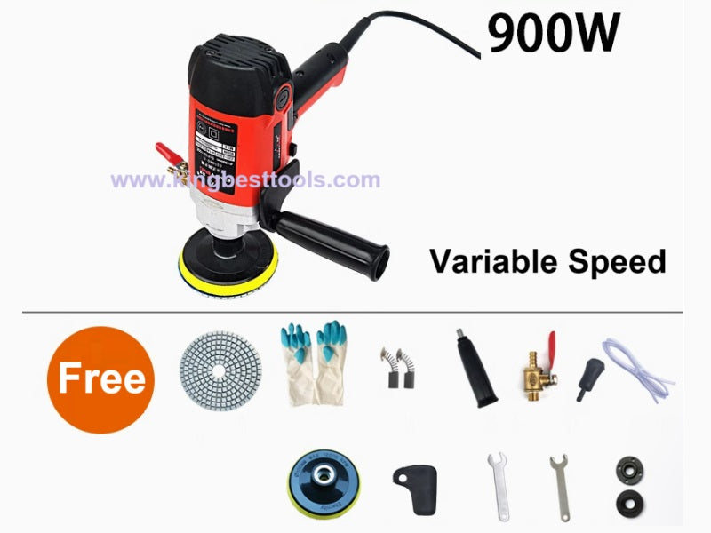 Vertical Wet Polisher Marble Terrazzo Tile Polishing Machine Cement Fl ...