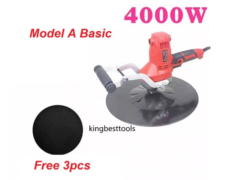 Electric Powerful Trowel Wall Floor Smoothing Machine Handle Cement Fi ...